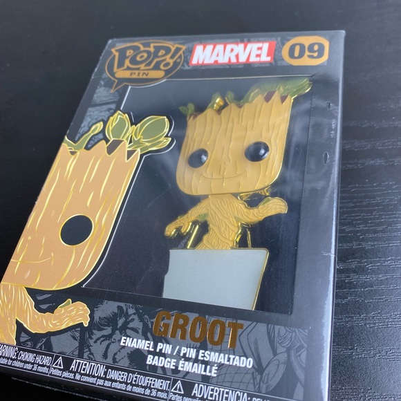 Funko | Toys | Nib Funko Marvel Pop Baby Groot Enamel Pin 9 Marvel 3 34 ...